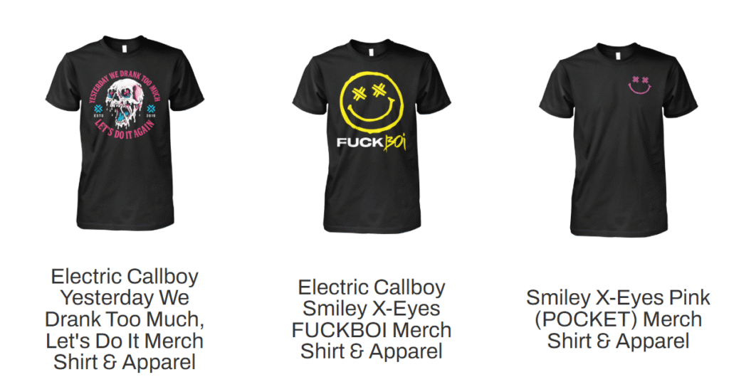 Electric Callboy Merch – Offizieller Shop für Fans